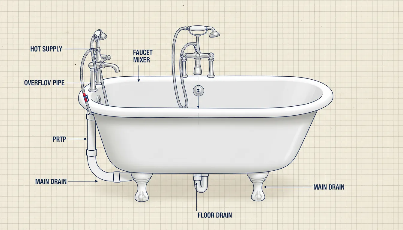 Bathtub Plumbing Diagram: 10 Expert Blueprints 2026 Guide